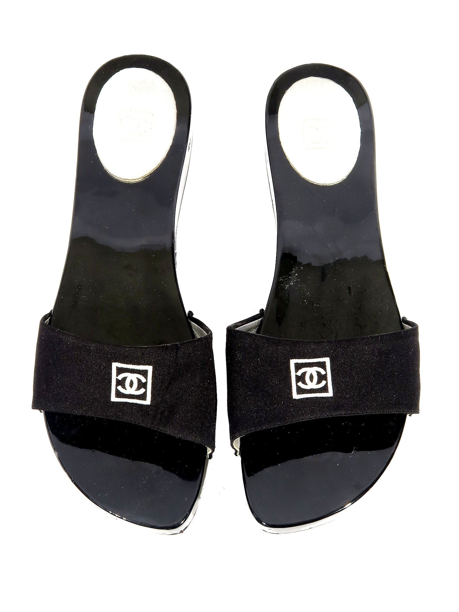 Pre-owned Chanel Flatform Sandals | Sabrina's Closet