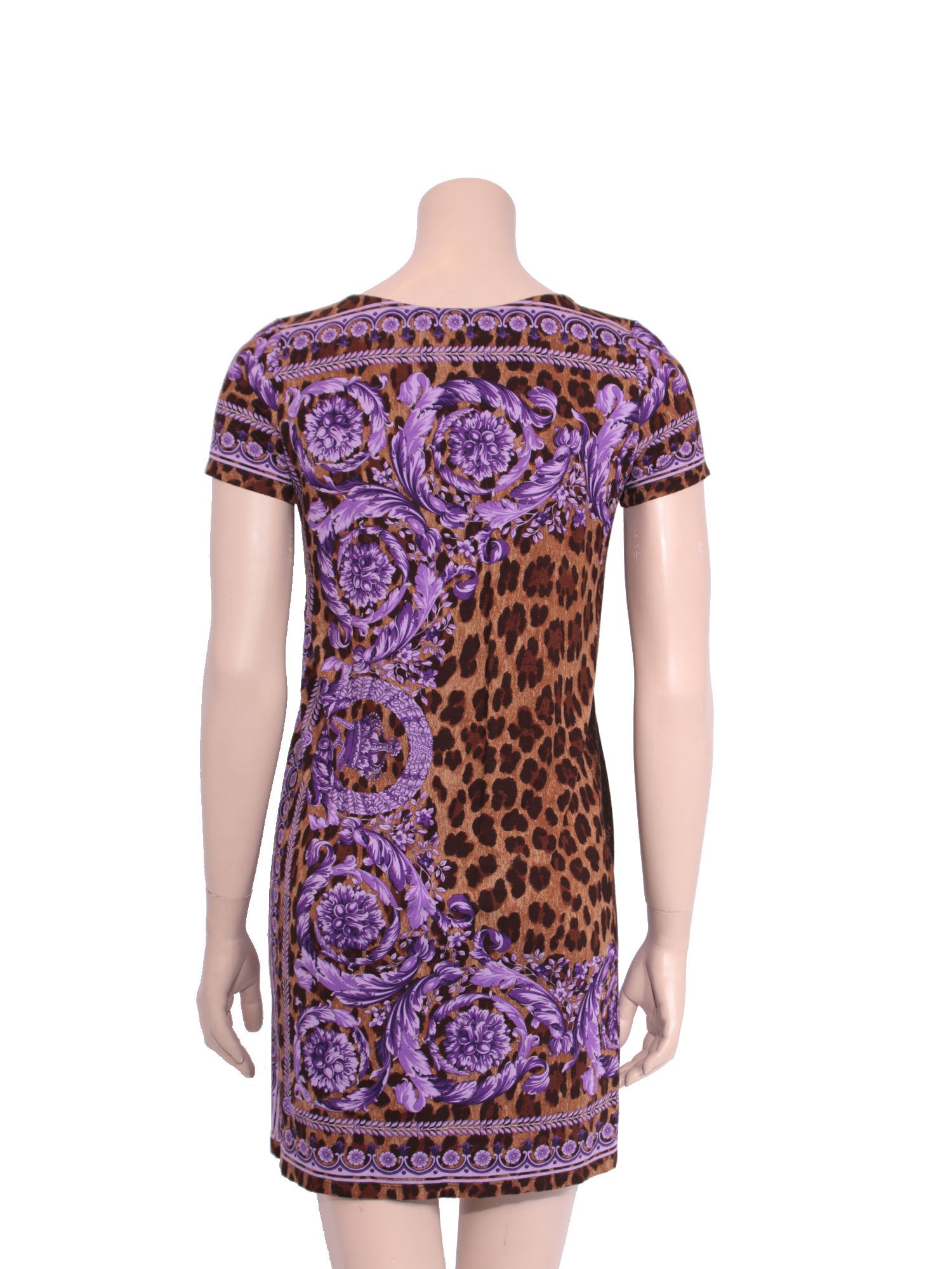 Pre-owned Versace Leopard Dress – Sabrina's Closet